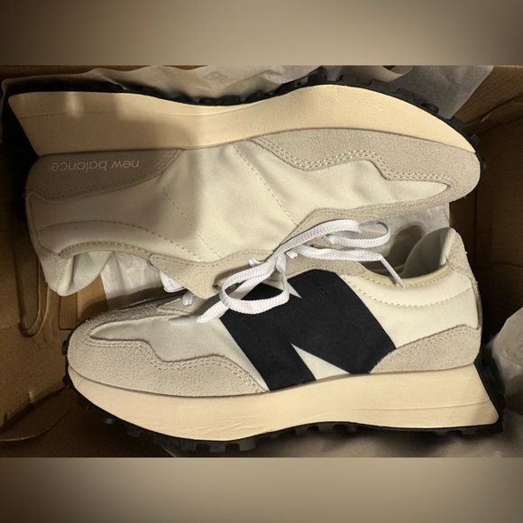 New Balance | Shoes | New Balance 327 Sea Salt With White And Black ...